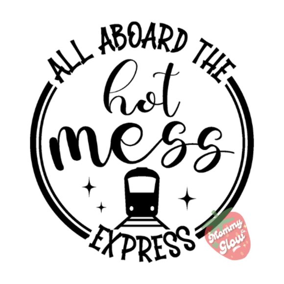 Hand Crafted | Other | Hot Mess Express Decal | Poshmark